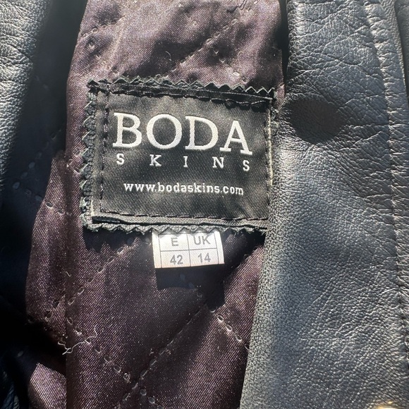 Boda Skins | Jackets & Coats | Womens Boda Skins Leather Biker Jacket ...